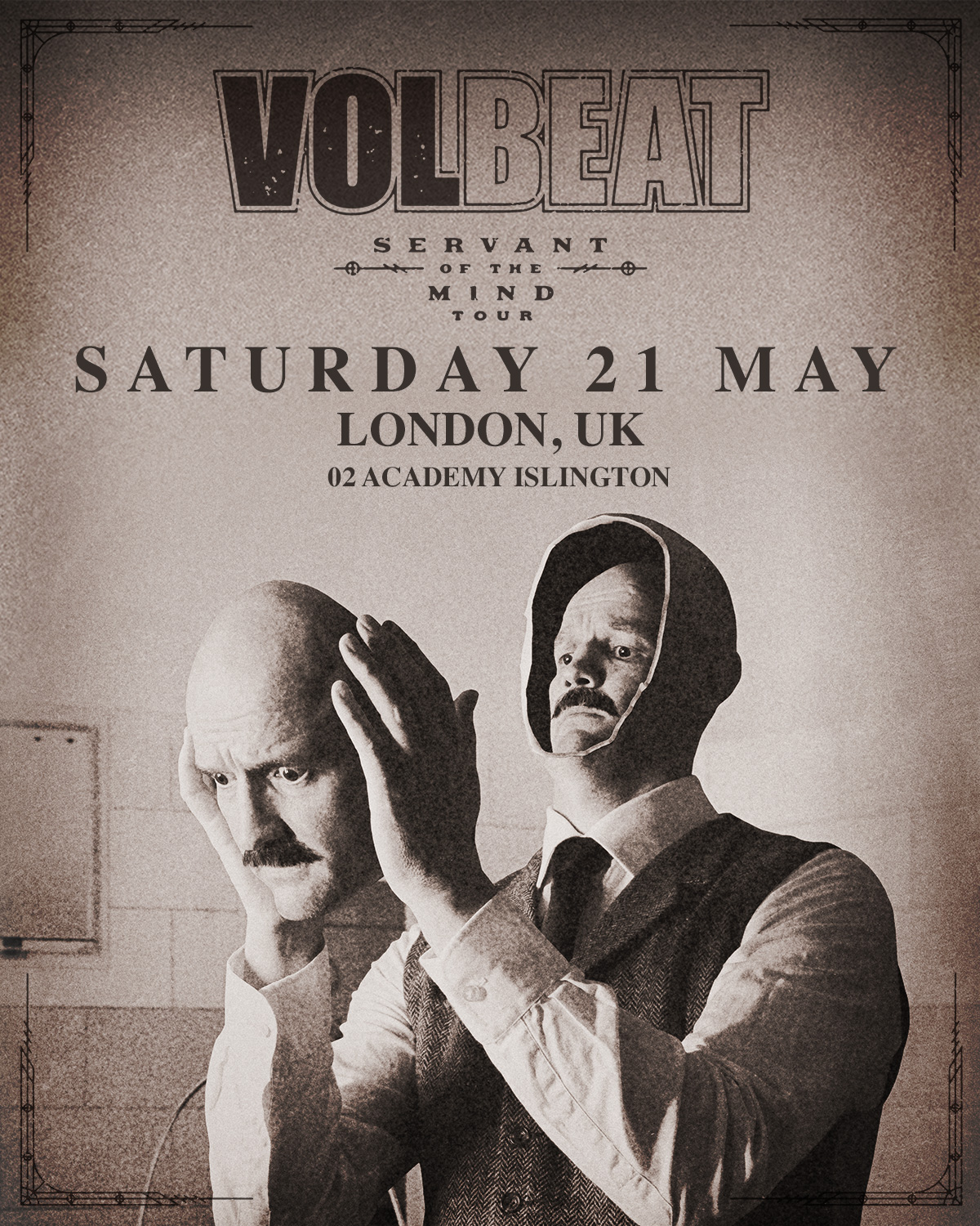 VOLBEAT announce intimate London show – Metal Planet Music