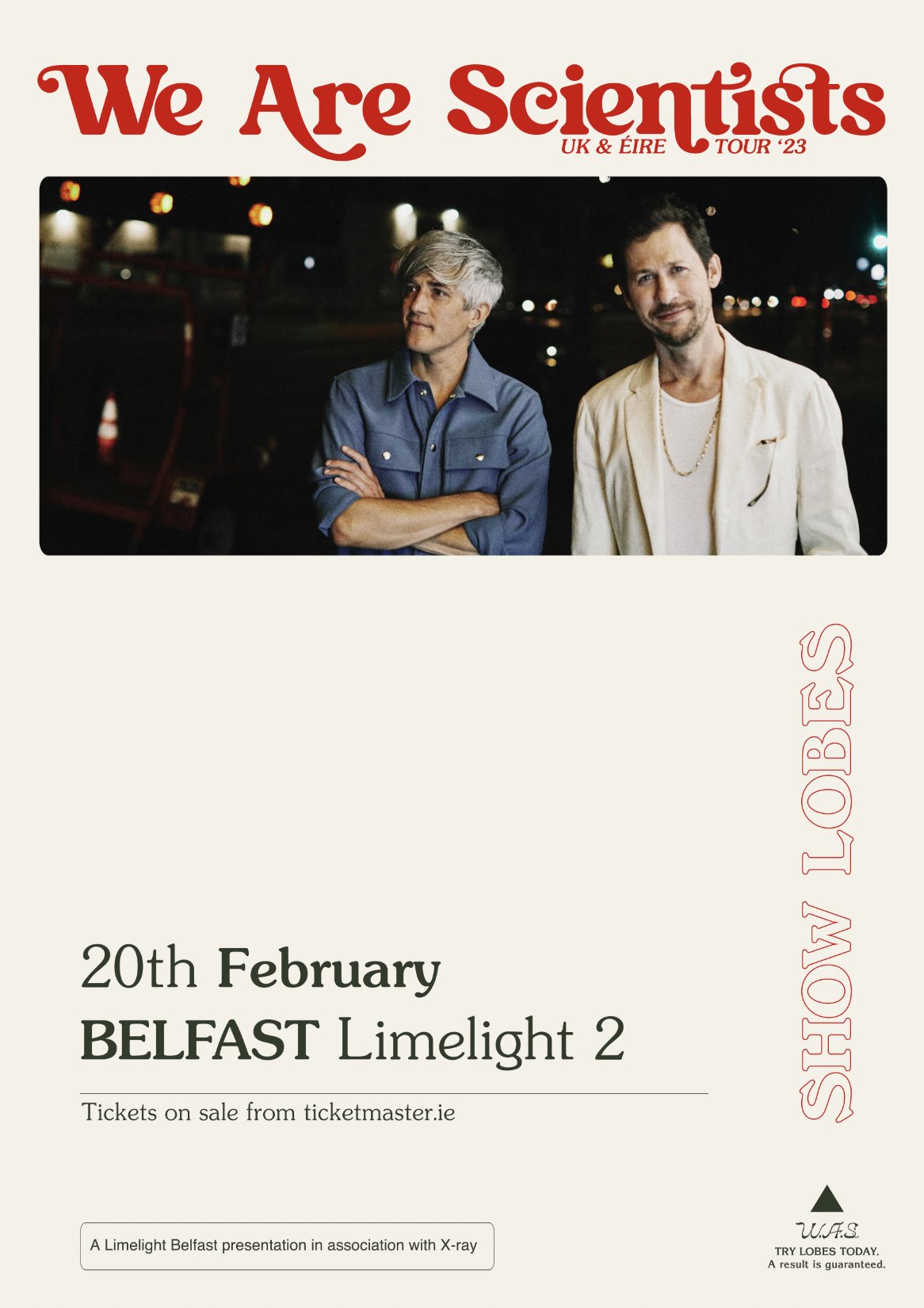WE ARE SCIENTISTS ANNOUNCE LIMELIGHT 2 BELFAST SHOW ON FEBRUARY 20TH ...
