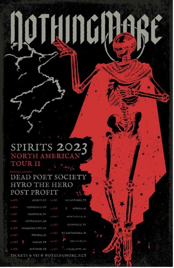 NOTHING MORE – Announce “Spirits 2023” Fall Headlining Tour Dates ...