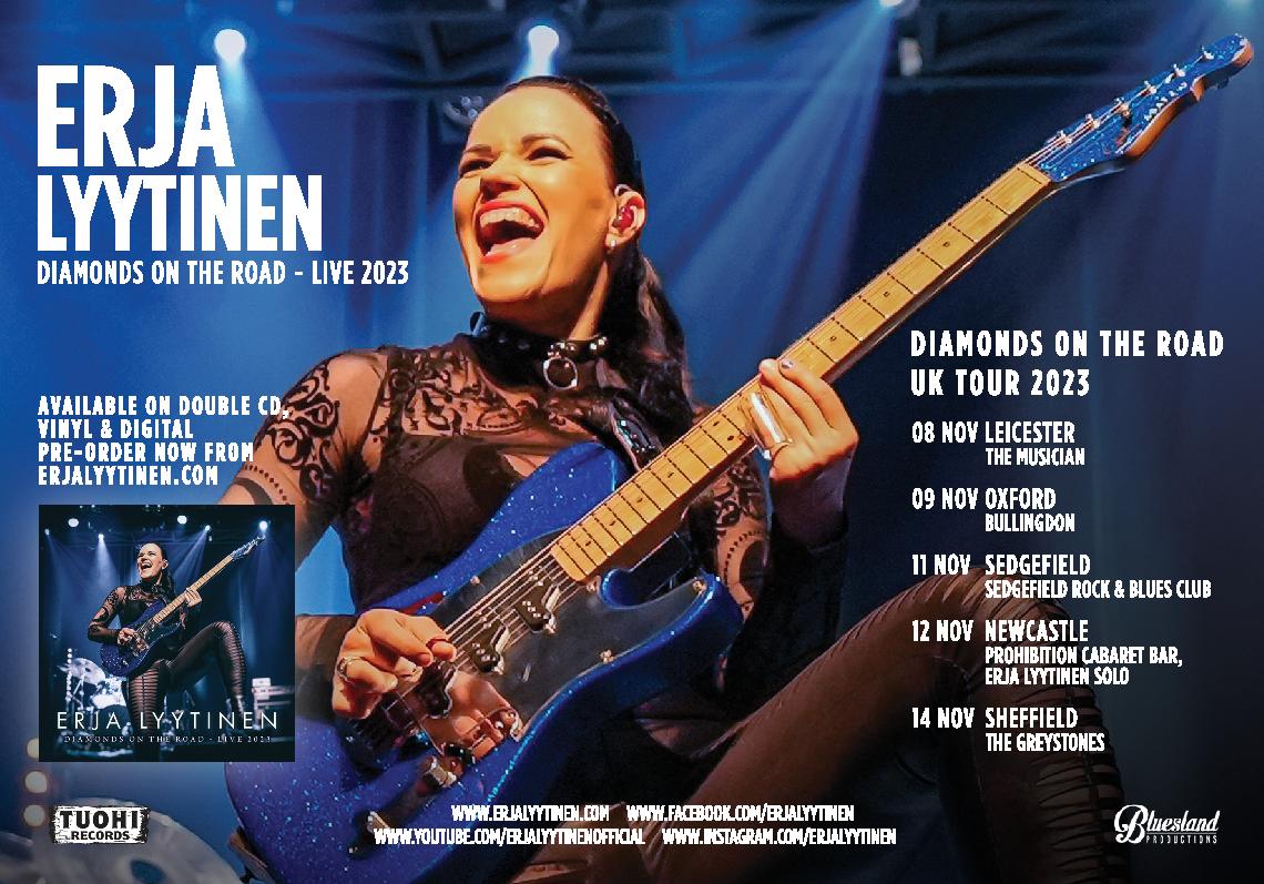 Celebrated blues rock guitarist Erja Lyytinen announces new live album ...