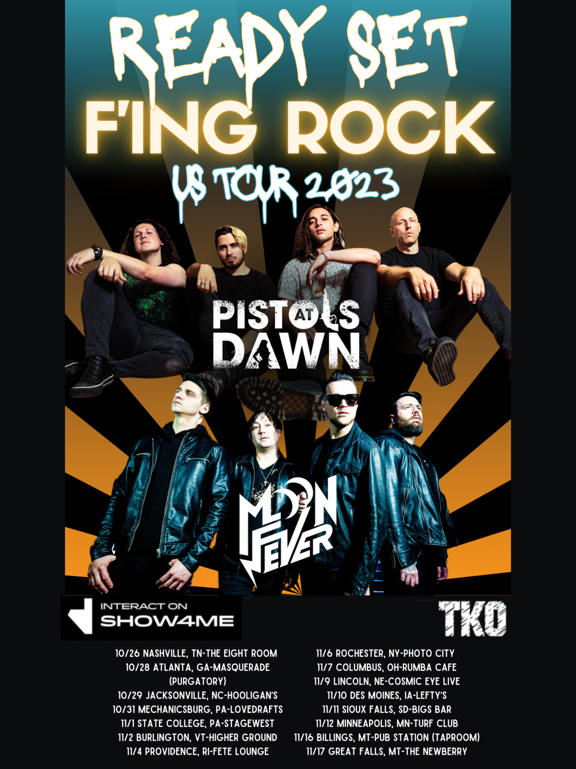 Pistols at Dawn Announce the Ready, Set, F’ing Rock Tour with Moon ...