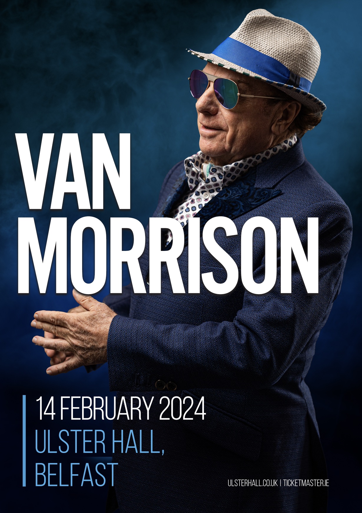 VAN MORRISON ANNOUNCES ULSTER HALL., BELFAST SHOW ON 14TH FEBRUARY 2024 ...