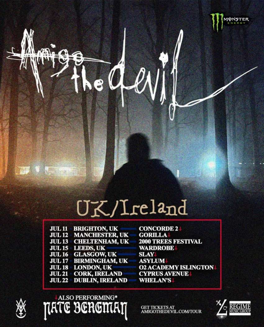 NATE BERGMAN returns to the UK/Ireland with Amigo The Devil – Metal ...
