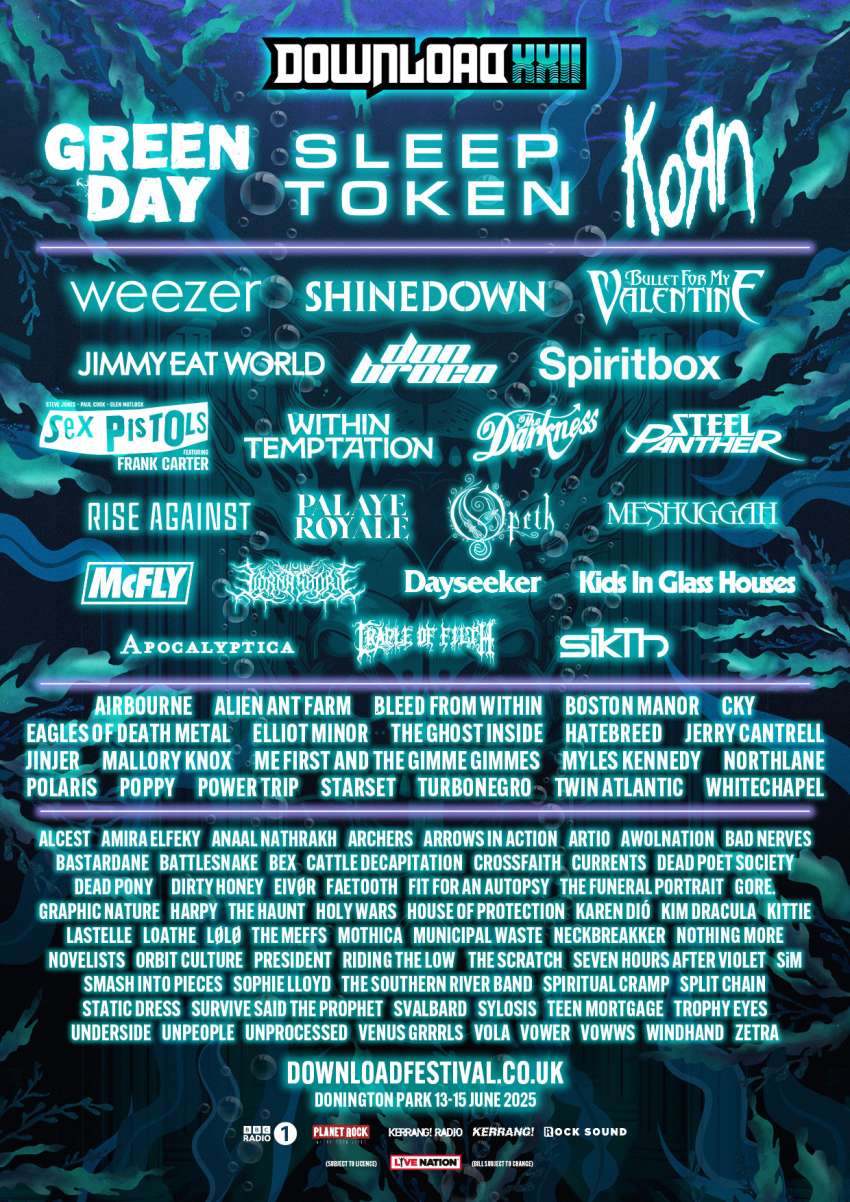 Download Festival adds 22 more artists to 2025 line-up including Rise ...