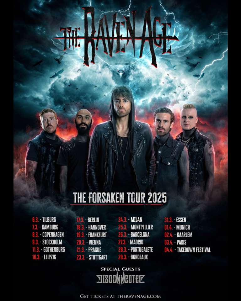 THE RAVEN AGE EUROPEAN HEADLINE TOUR 2025 – Metal Planet Music