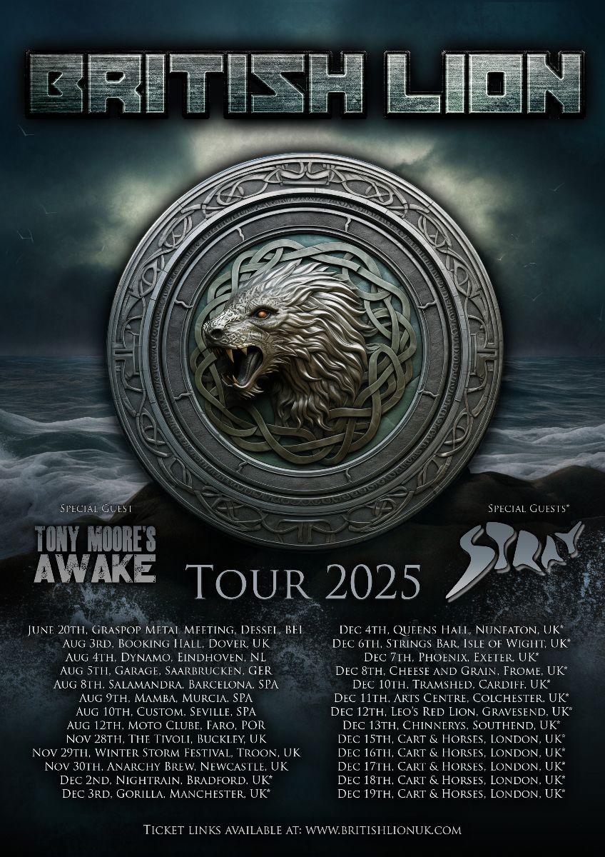BRITISH LION announce 2025 headline tour dates – Metal Planet Music