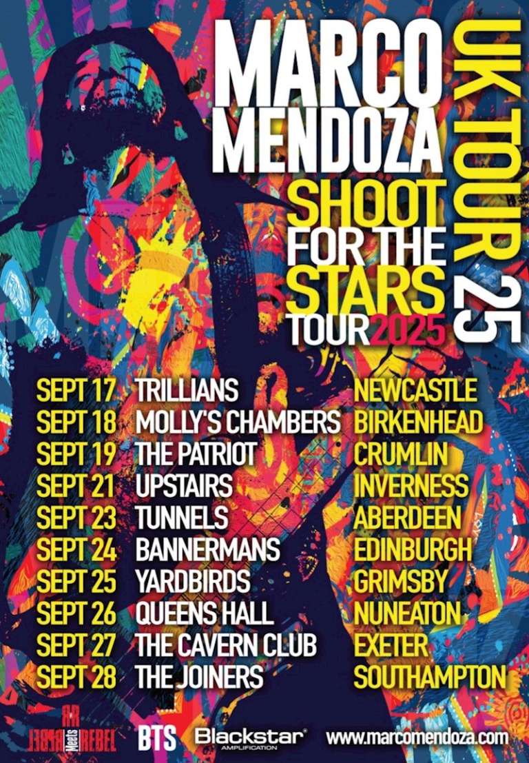 Marco Mendoza Announces September UK Tour – Metal Planet Music