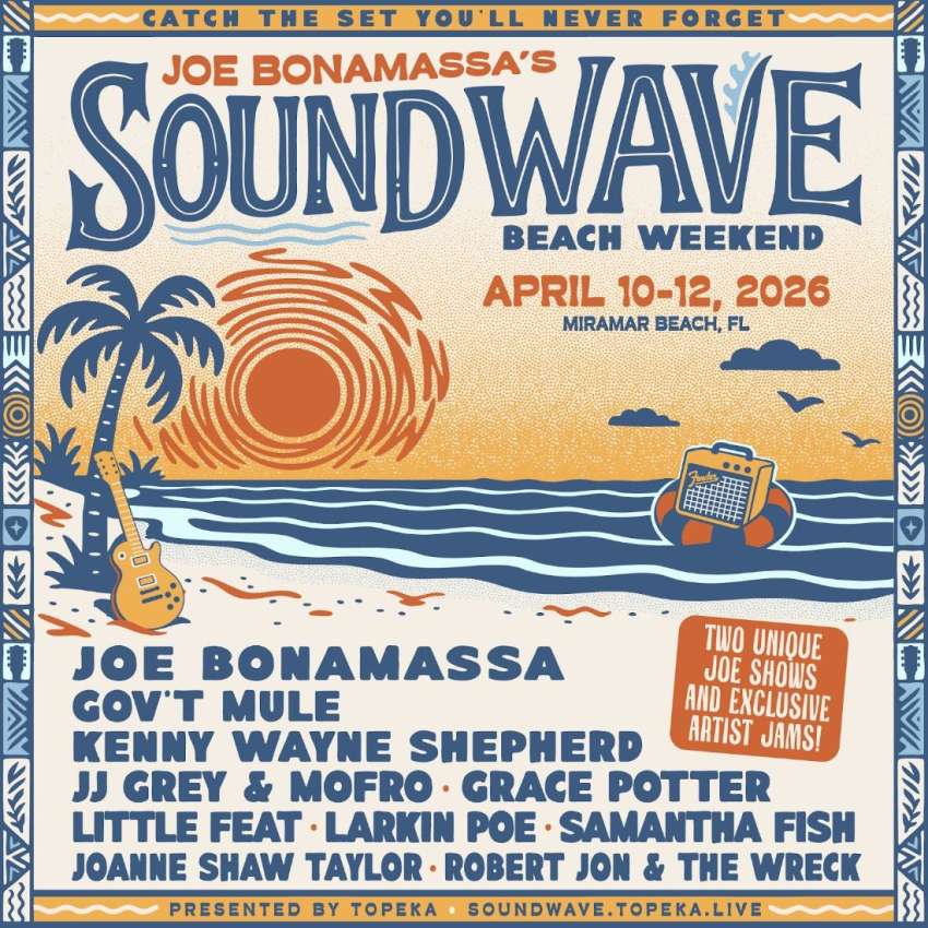 Joe Bonamassa’s Sound Wave Beach Weekend Sells Out On Pre-Sale – Metal ...