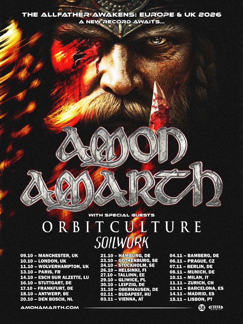 AMON AMARTH announce UK + EU 2026 tour dates, tease new album – Metal ...