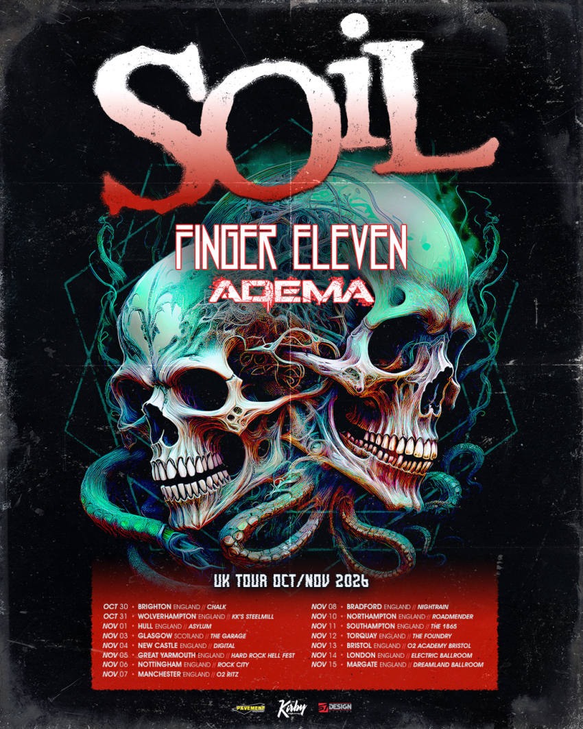 SOiL Return to the UK for an October/November 2026 Tour with Finger ...