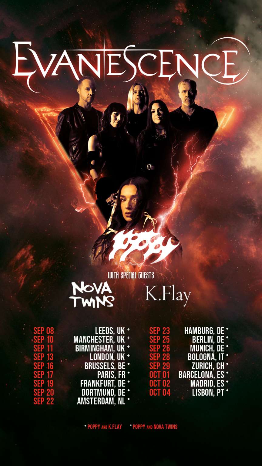 Evanescence Announce World Tour For 2026 – Metal Planet Music