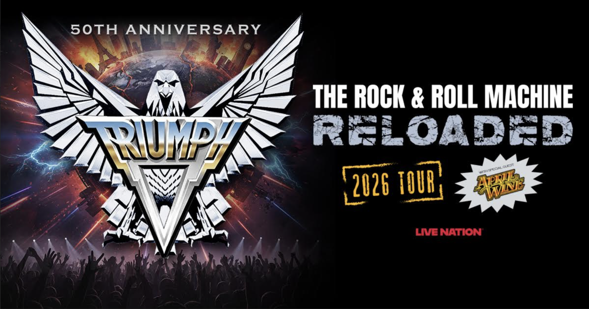 TRIUMPH ANNOUNCES FIRST TOUR IN 30 YEARS WITH 50TH ANNIVERSARY NORTH ...