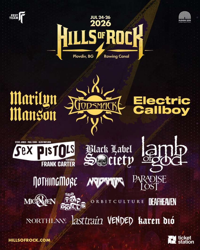 Hills of Rock Festival Bulgaria announces Marilyn Manson, Godsmack ...