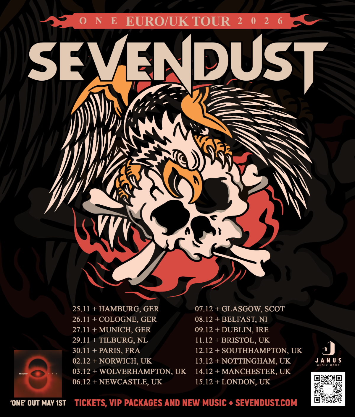 SEVENDUST announce first headline UK tour in 8 years – Metal Planet Music