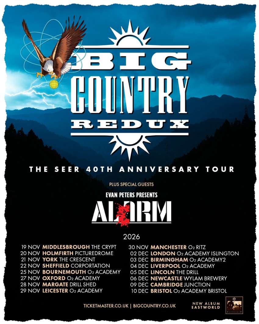 Big Country Redux: 40th Anniversary of ‘The Seer’ akbum UK Tour in Nov ...
