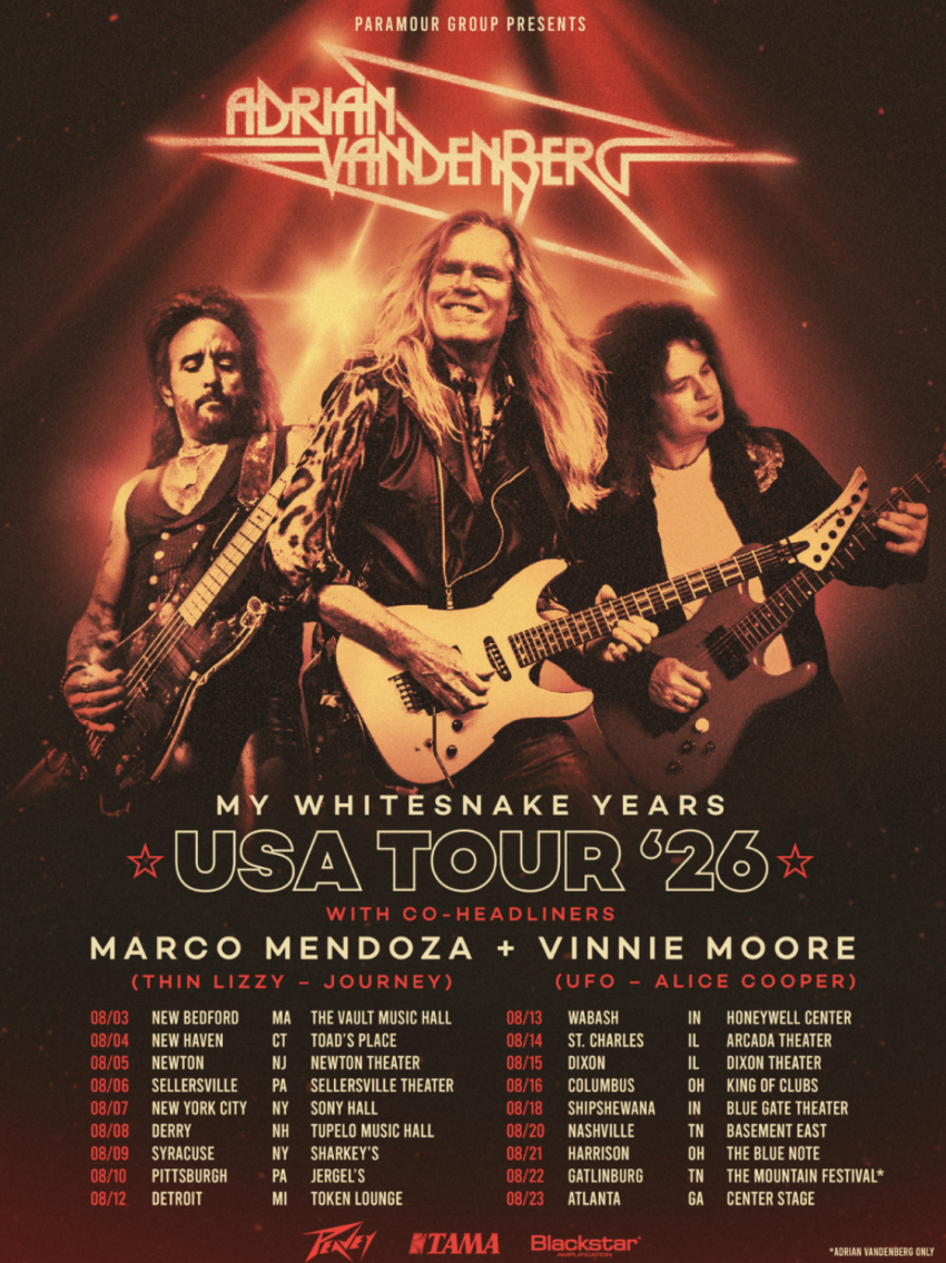 ADRIAN VANDENBERG ANNOUNCES ‘MY WHITESNAKE YEARS” TOUR, WITH CO ...