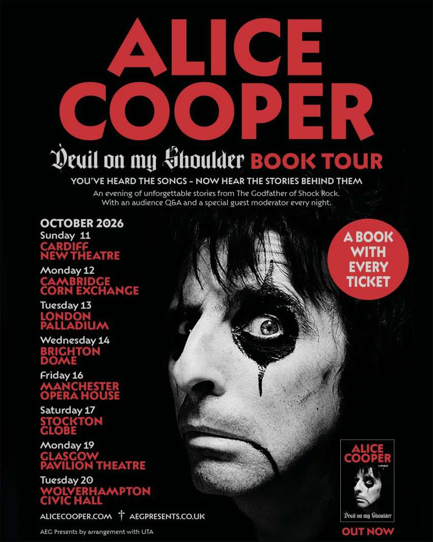 Alice Cooper Announces Special Guest Hosts for UK Book Tour – Metal ...